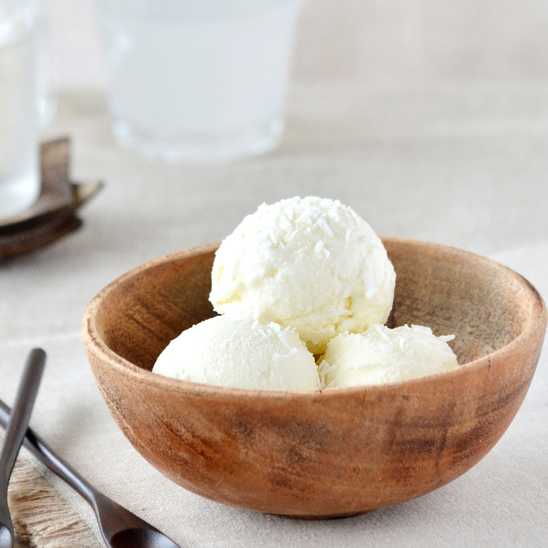 Recette de la glace noix de coco - Régilait