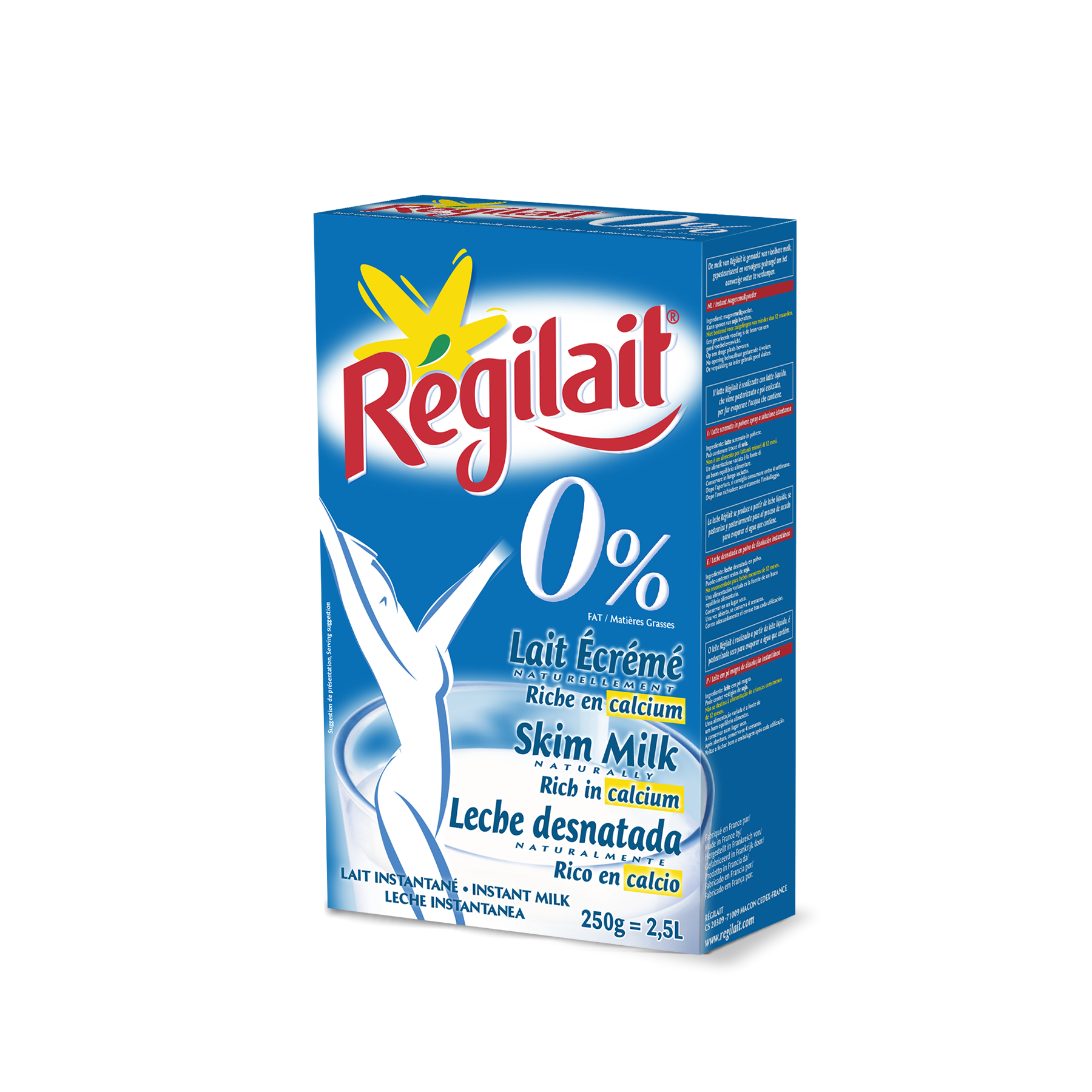 Skimmed milk 0% fat - Régilait