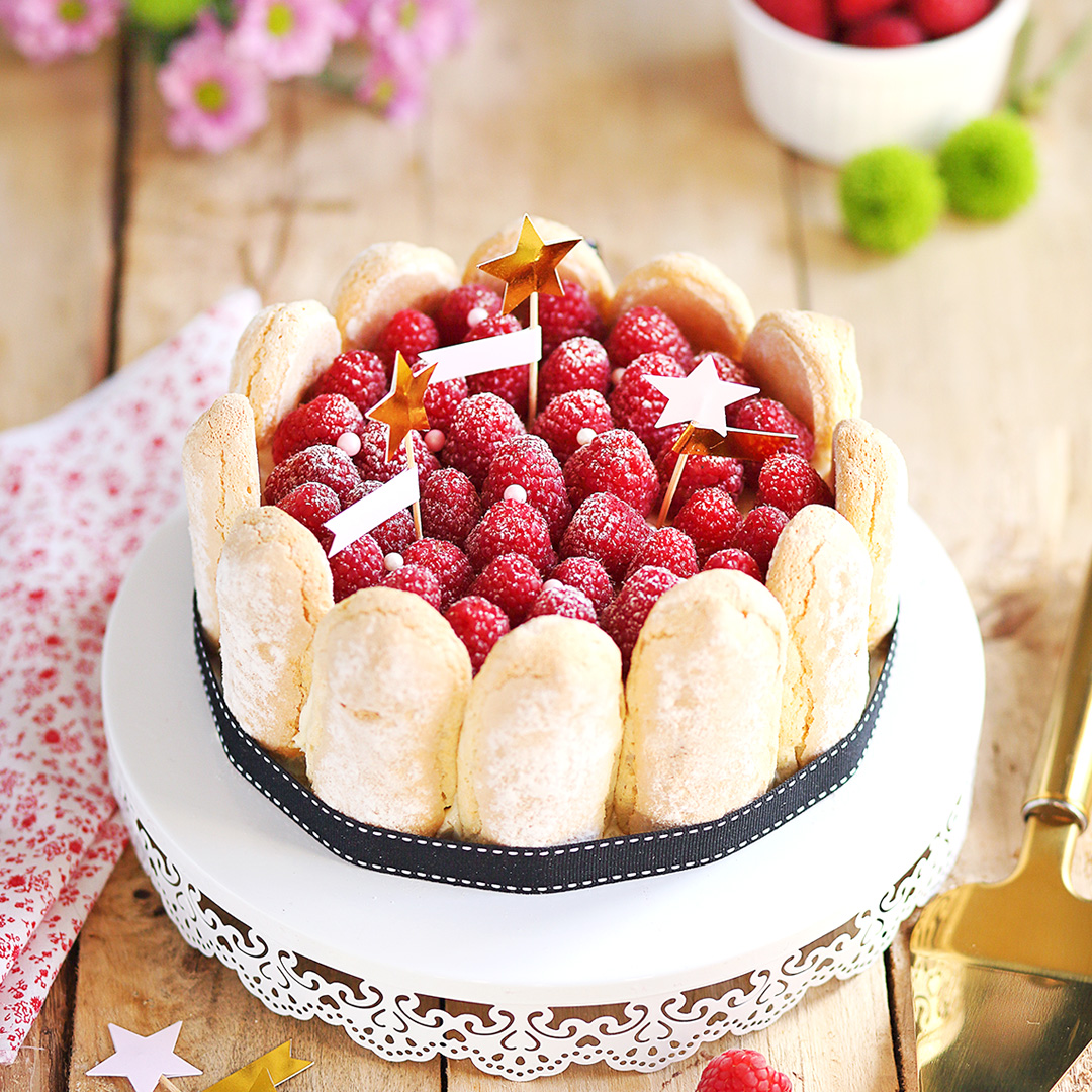 Charlotte aux framboises - Régilait