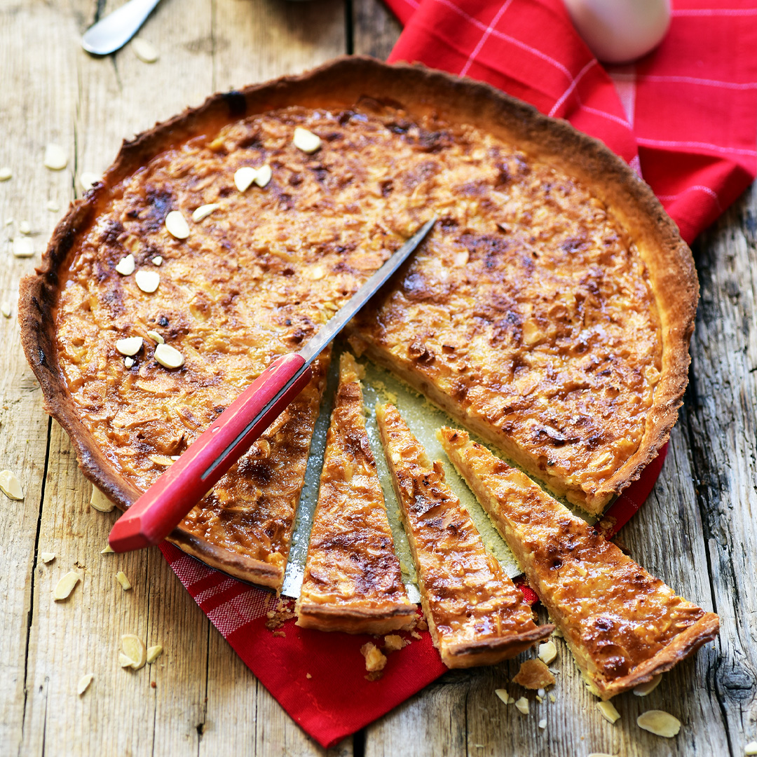 Tarte aux amandes effilées - Régilait