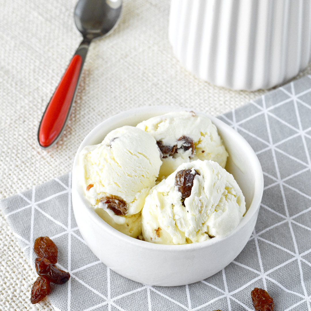 Glace rhum-raisins - Régilait