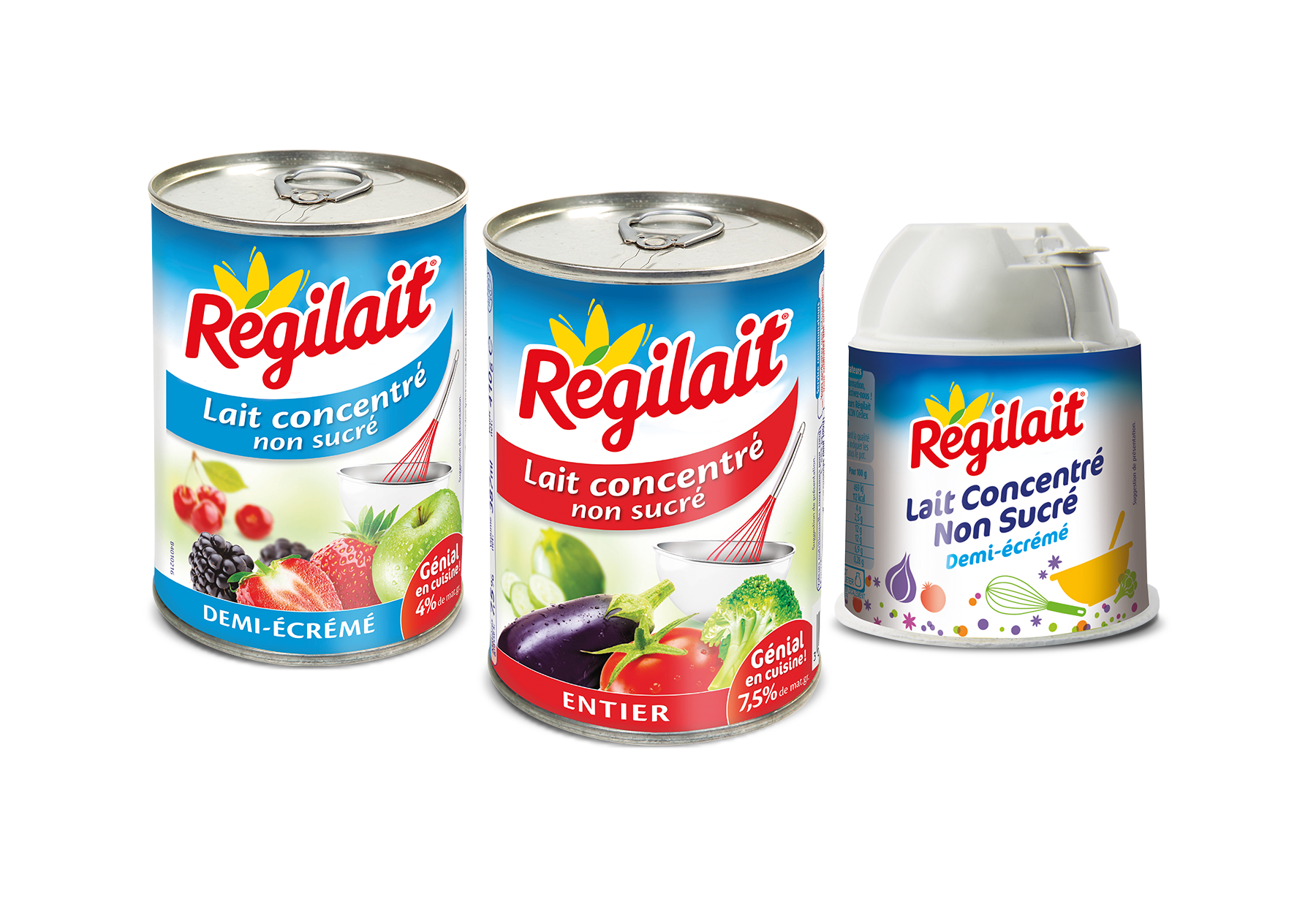 Laits concentrés non sucrés - Régilait