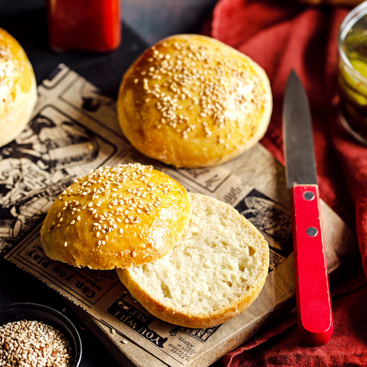 Buns - pains à burger - Régilait