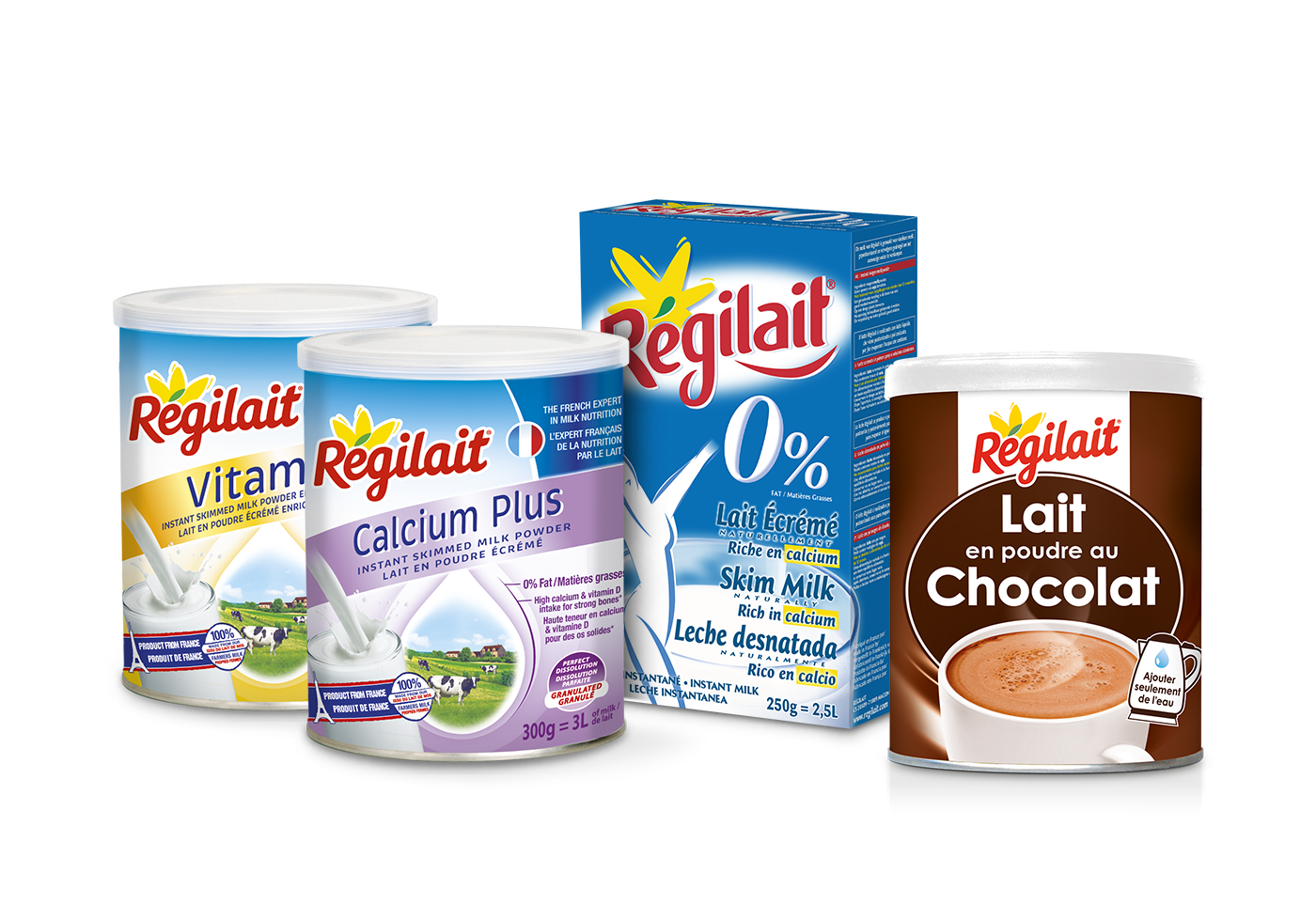 Our powdered milks - Régilait