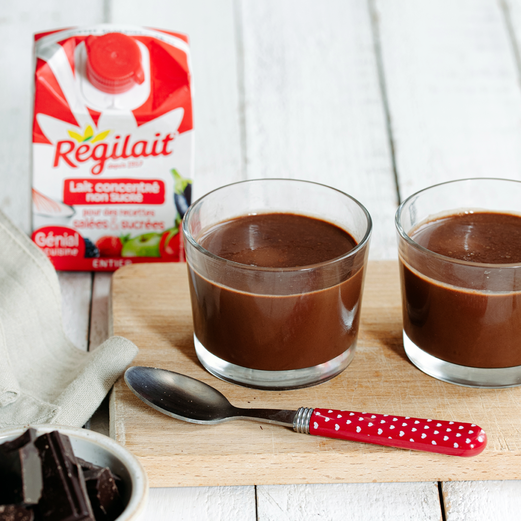 Crèmes au chocolat express - Régilait