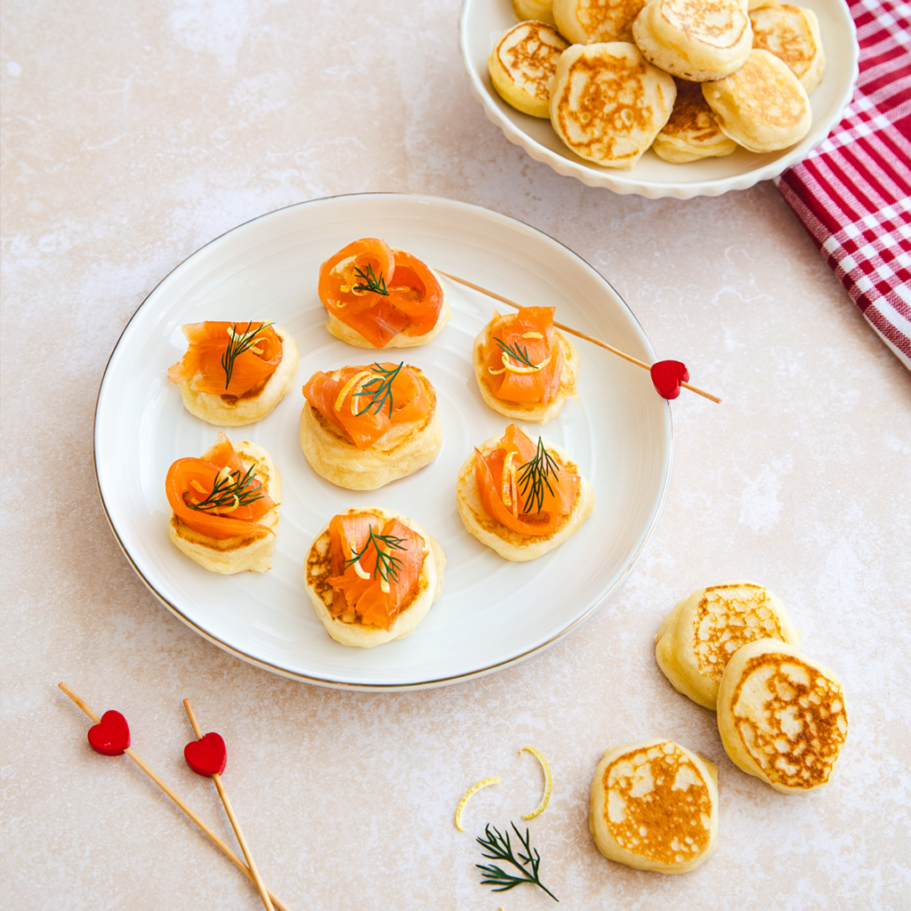 Mini blinis - Régilait