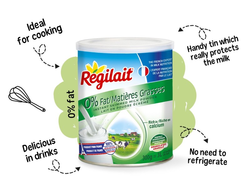 Instant skimmed milk powder 0% fat - Régilait