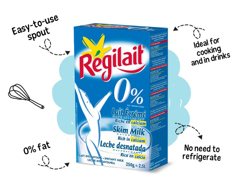 Skimmed milk 0% fat - Régilait