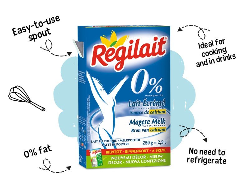 Skimmed milk 0% fat - Régilait