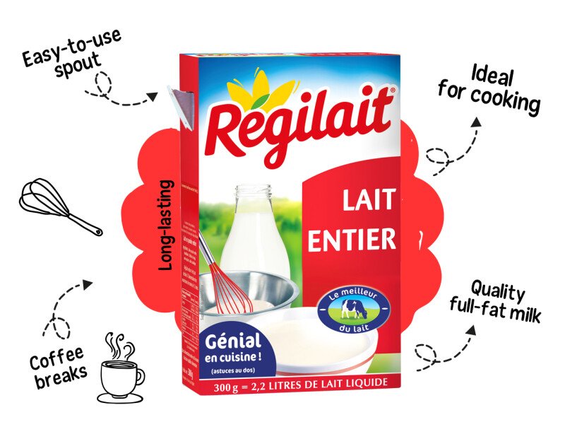 Full-fat powdered milk - Régilait