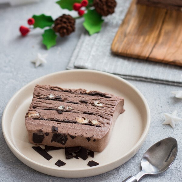 Buche Glacee Au Chocolat