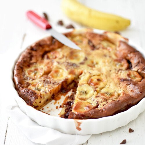 Clafoutis aux amandes et fruits rouges - Régilait