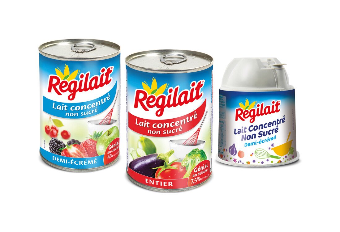 Laits concentrés non sucrés - Régilait