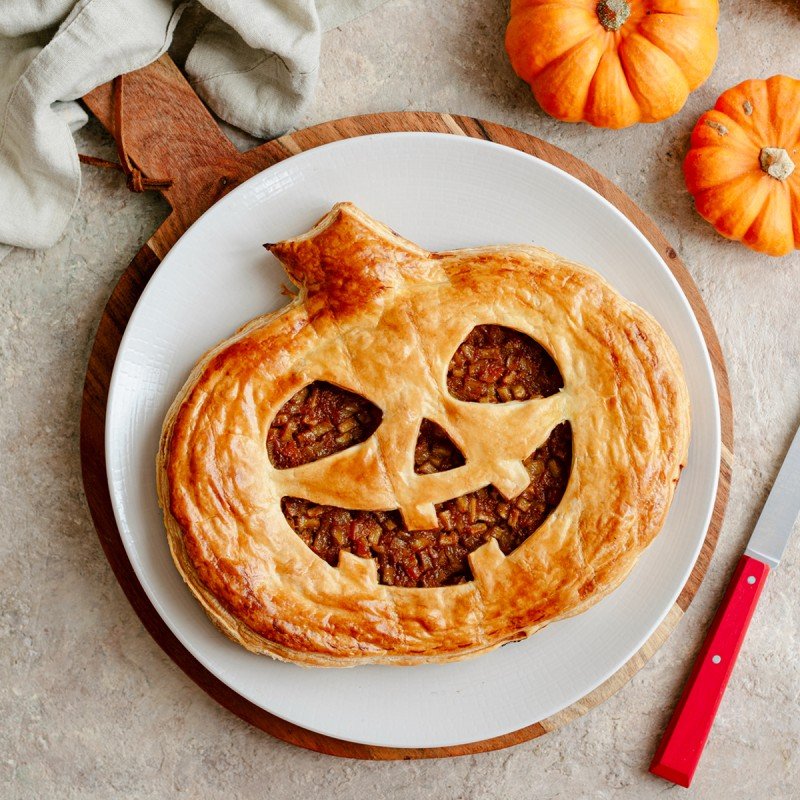 Citrouille feuilletée au caramel beurre salé - Régilait