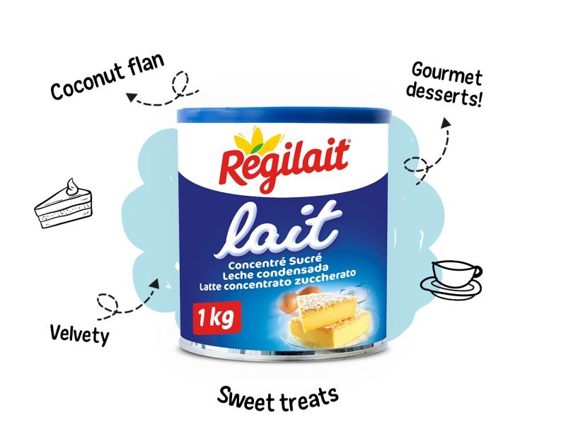 Full-fat sweetened condensed milk - Régilait