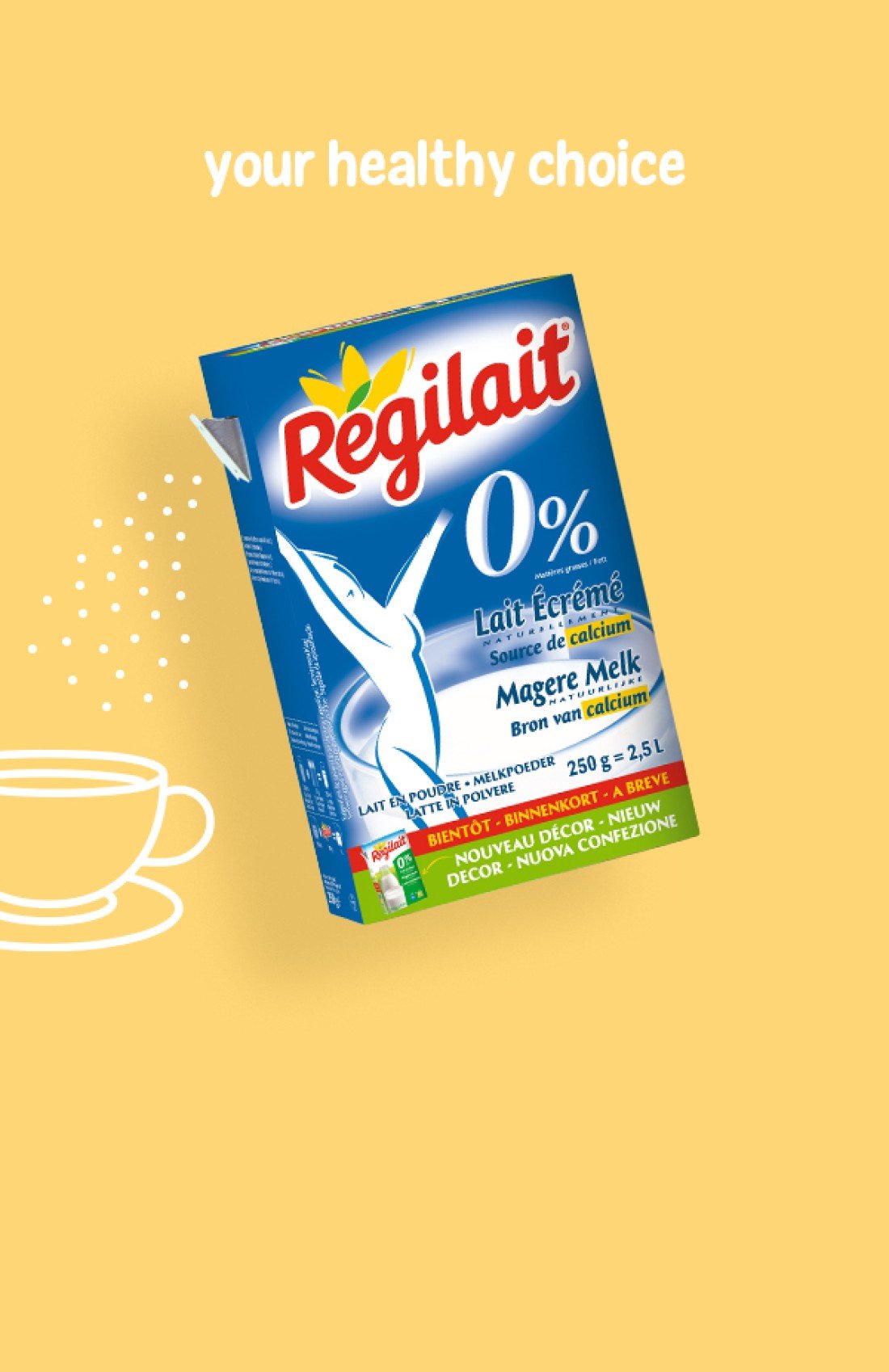 Régilait - Powdered milk, sweetened condensed milk, unsweetened ...
